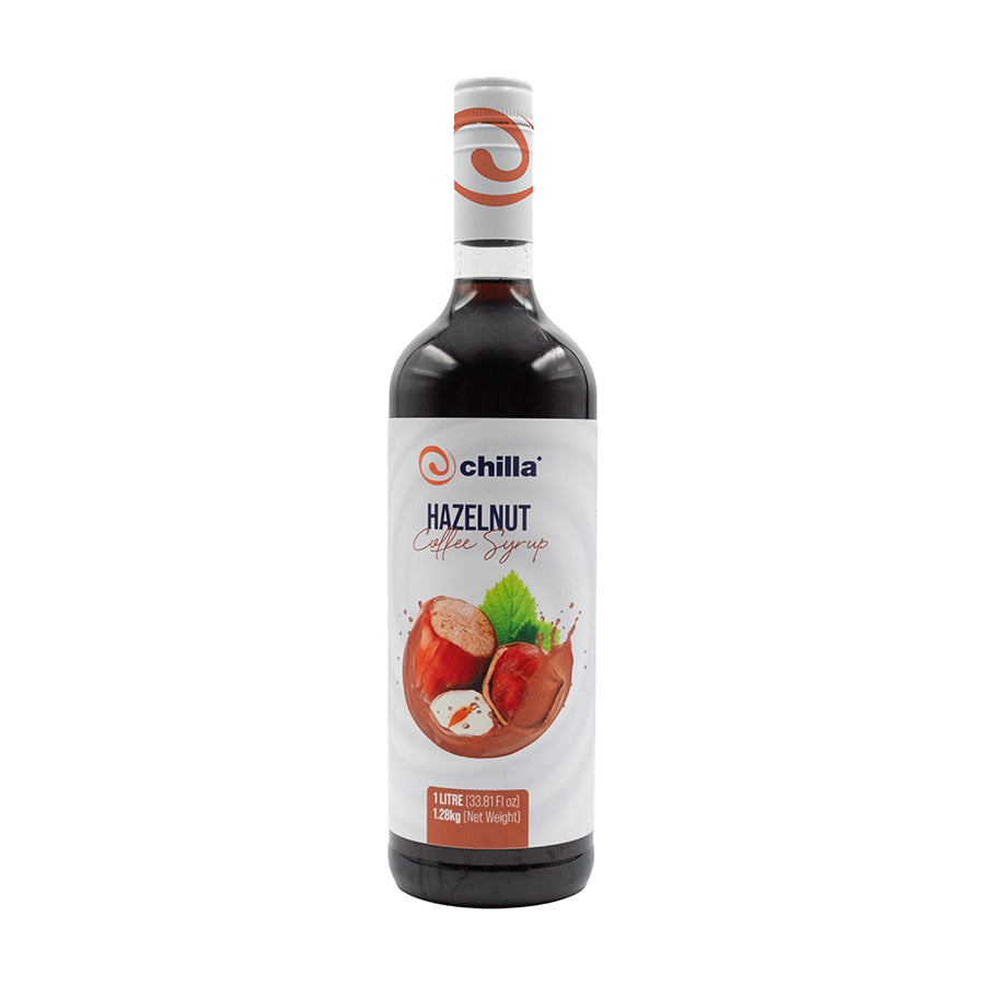 Chilla Hazelnut Syrup 1lt – Chilla Beverage Co